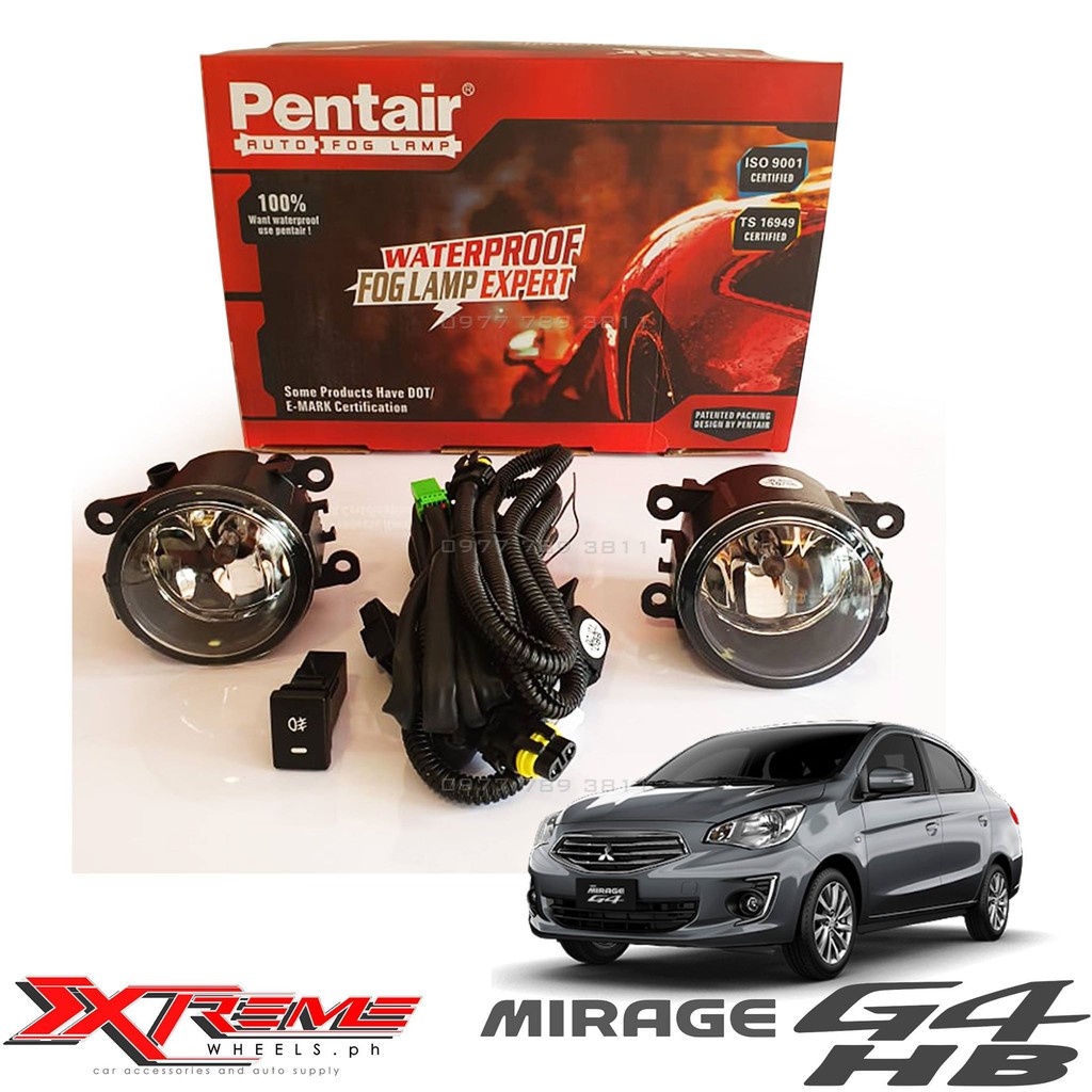 Mitsubishi G4 2013-2021 Original Complete Set Glass Pentair OEM Fog ...