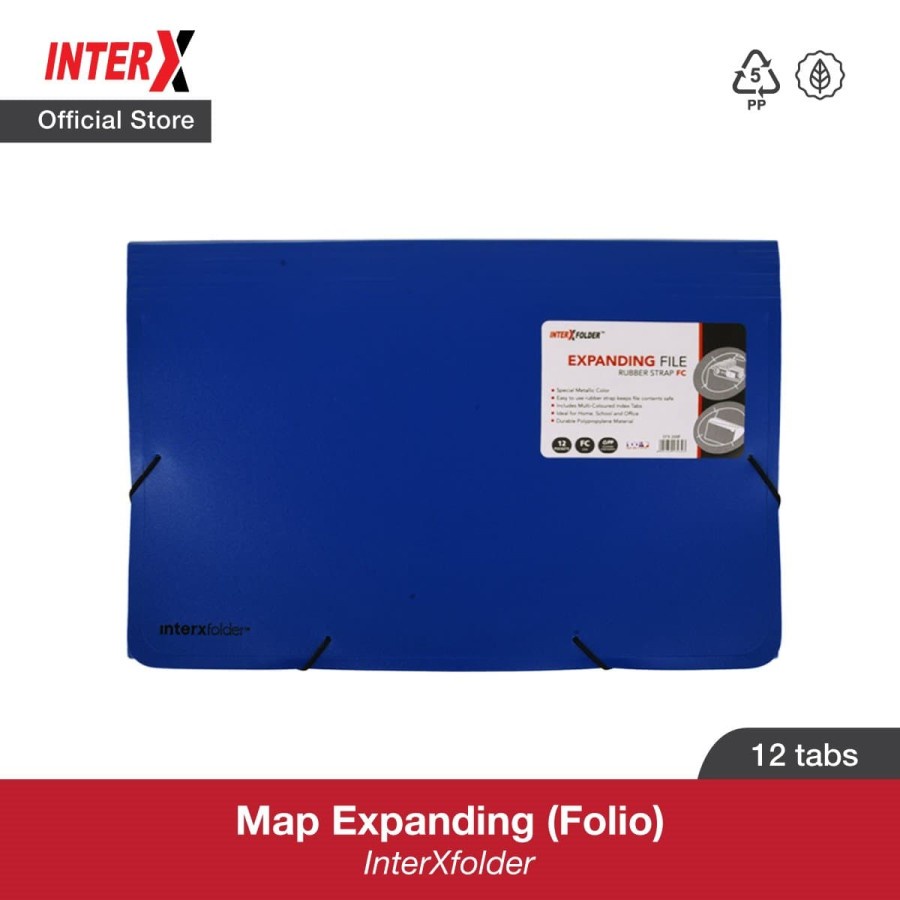 MAP Expanding File Rope FOLIO F4 InterX xxxx | Shopee Philippines