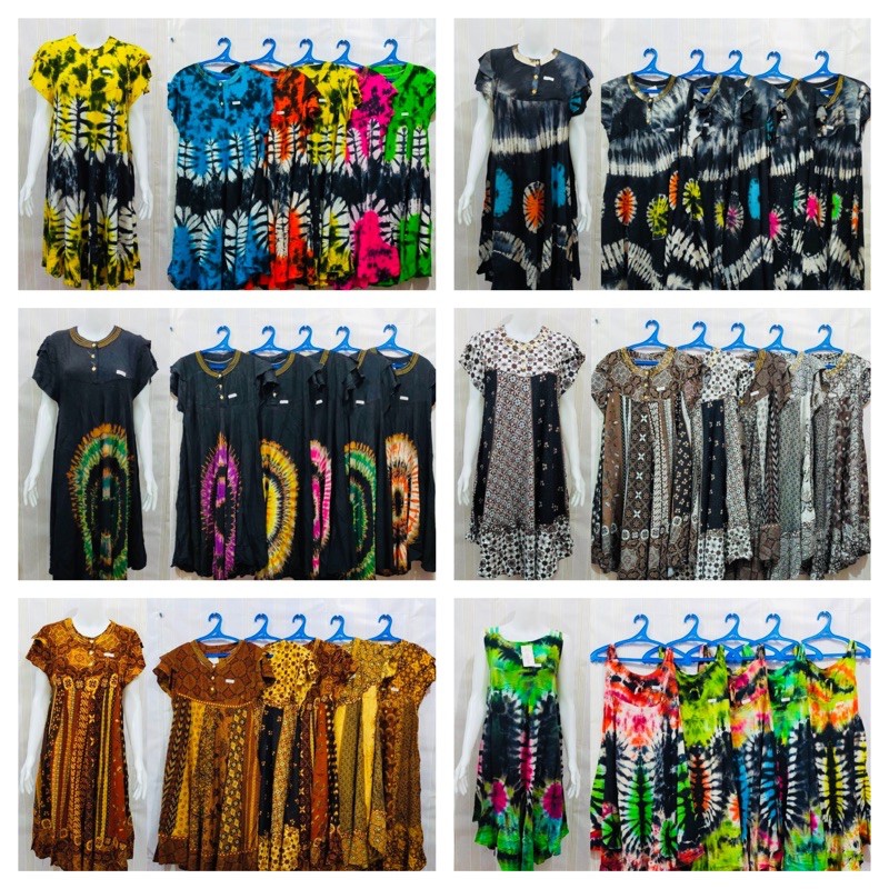 Azkayra Duster Umbrella Cut/Batik Daster/Dashiki Duster/Pantulog ...