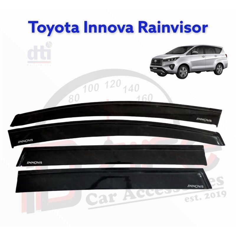 Toyota Innova Rain Visor (2016-up) | Shopee Philippines