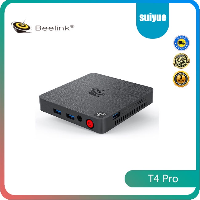 Orcho T4 pro New computer Beelink Mini PC Intel Celeron N3350 2.4GHz 4GB/64GB Windows 10 HTPC 2 ...