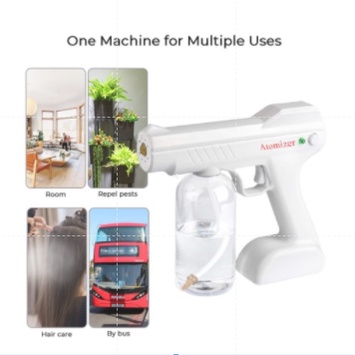 D10 Ready StockHandheld Disinfection Machine Gun BlueLight Nanometer ...