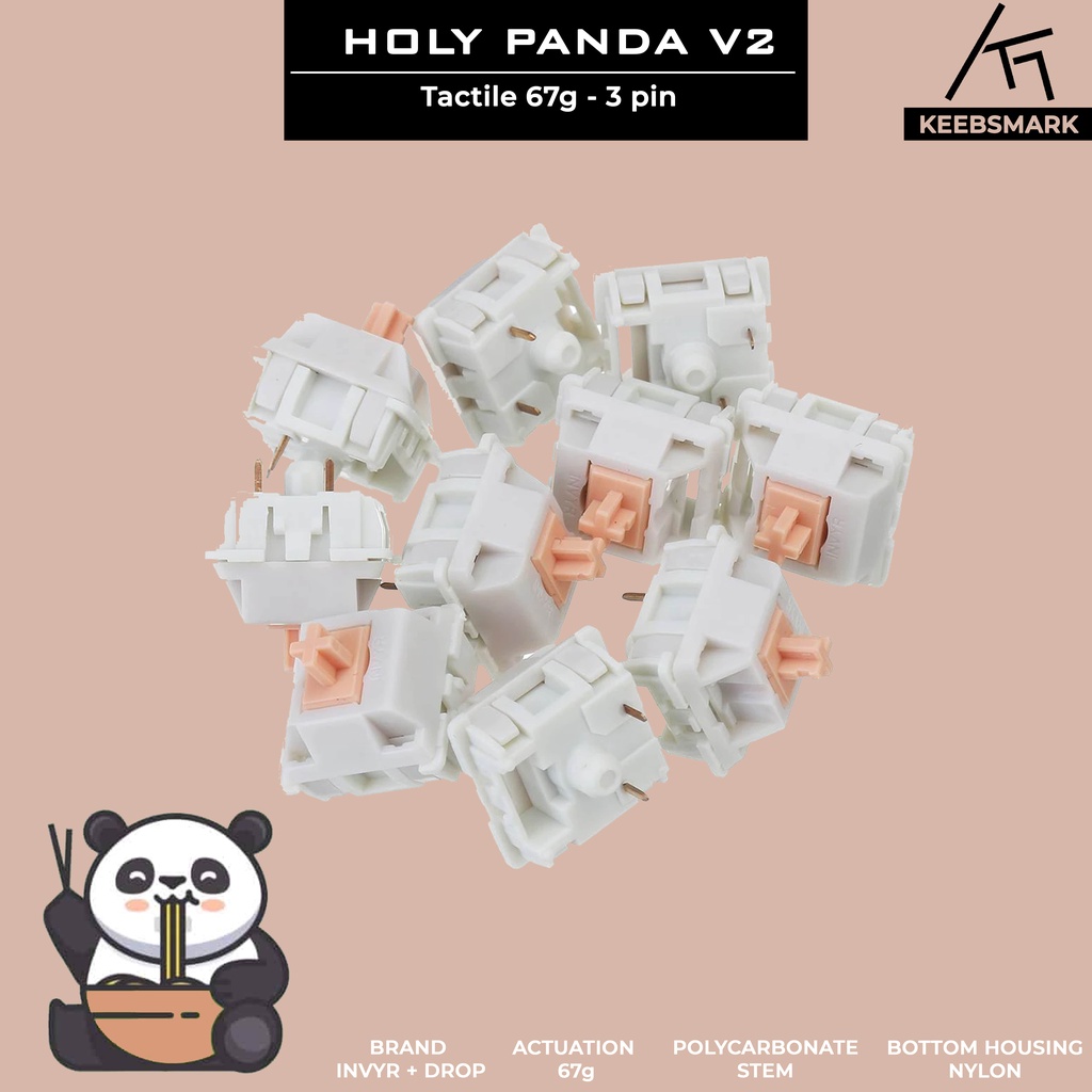 Drop Invyr Holy Panda V2 67g Switch Mechanical Keyboard | Shopee ...