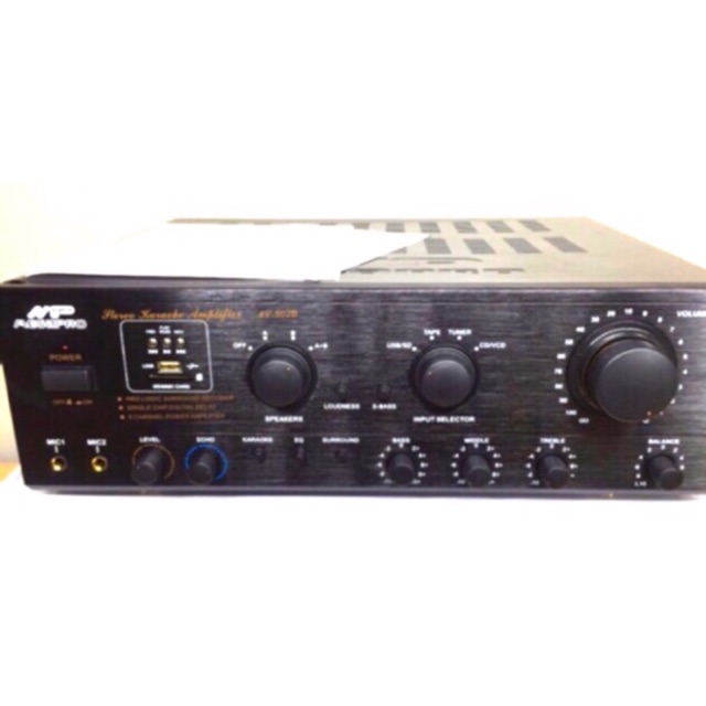 MEGAPRO AV502 AMPLIFIER 500Watts W/BLUETOOTH | Shopee Philippines