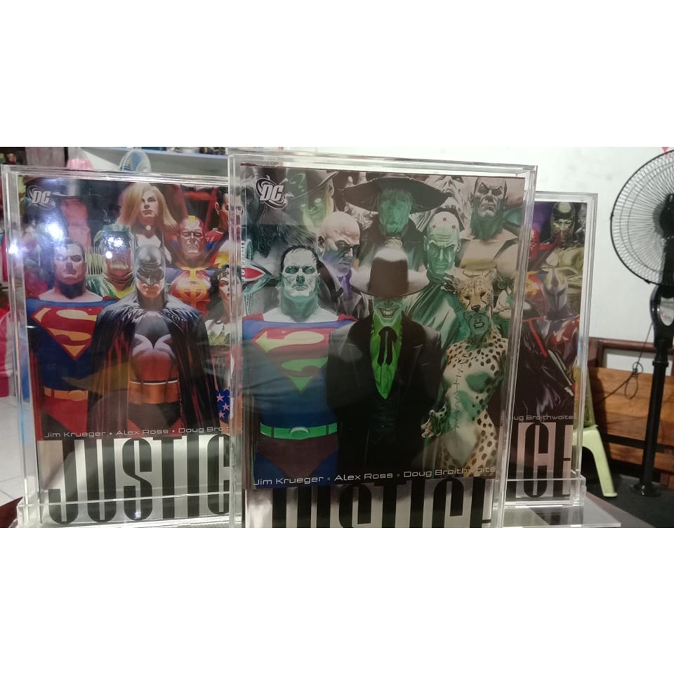 Acrylic Display Stand for Marvel and DC comics fits hardbound | Shopee ...
