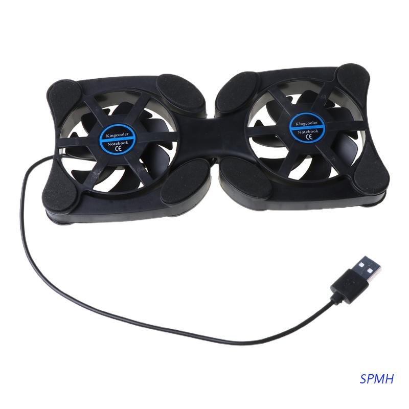 Super For Notebook Macbook Laptop CPU USB Cooling Dual Fan Durable ...