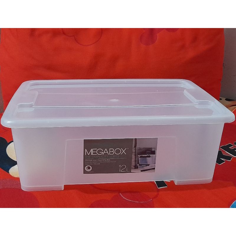 Megabox 12L Stackable Storage Box --39.5x28.5x14cm | Shopee Philippines