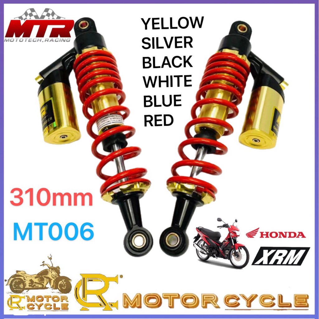 Rear Shock MTR for Wave XRM 310mm | Shopee Philippines