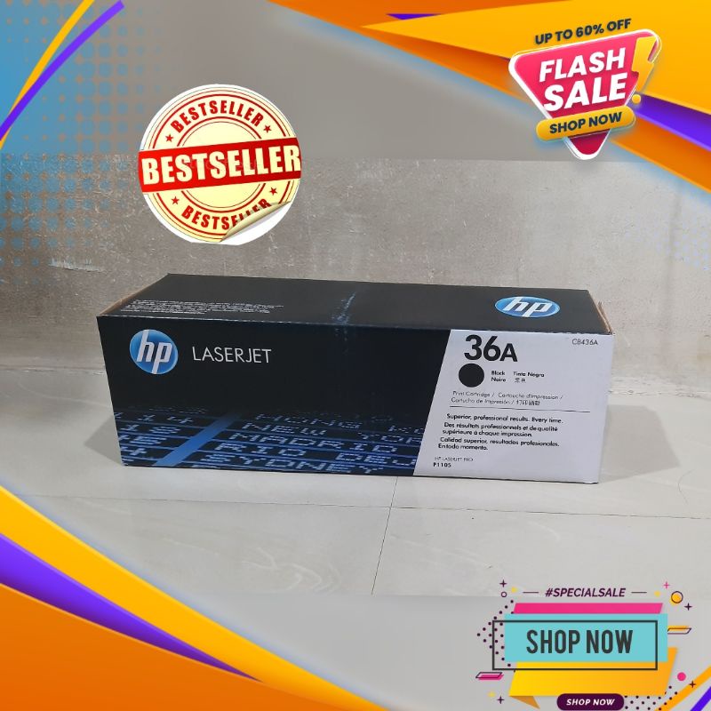 HP 36A Black Toner Cartridge | Shopee Philippines