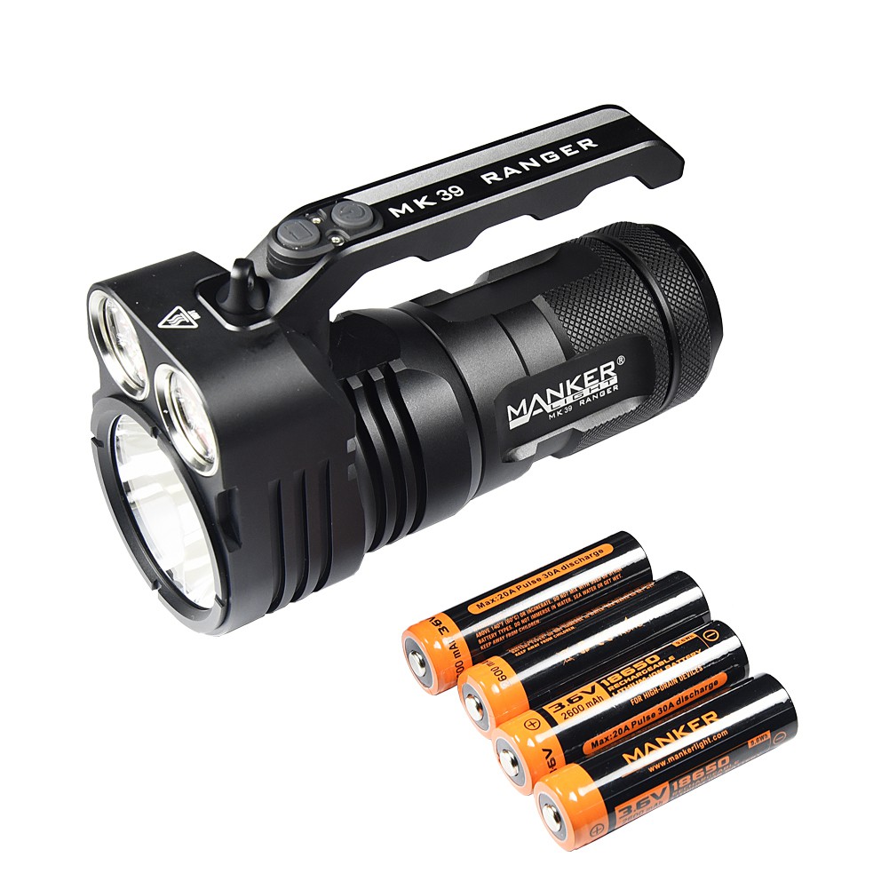 Manker MK39 Ranger Flashlight 6000 Lumens w/ FREE 4x18650 | Shopee ...