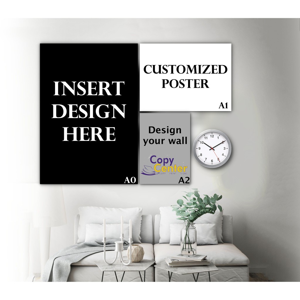 Personalized / Customized LARGE POSTER STICKERS | WALL STICKERS ...