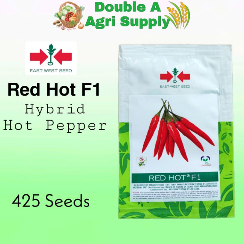 Red Hot F1 Hybrid Hot Pepper Asenso Pack - East West Seed | Shopee ...