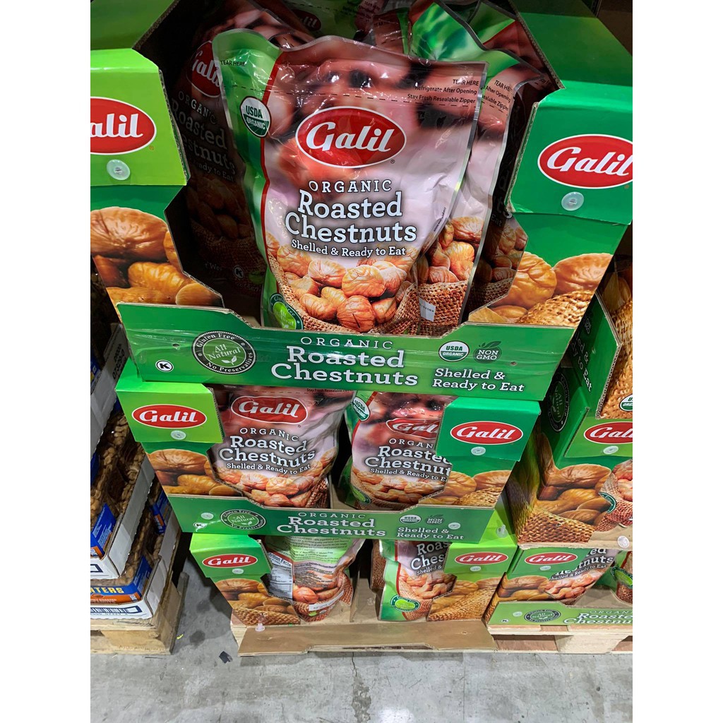 Galil Organic Roasted Chestnuts Shelled and Ready to Eat 567g | Shopee ...