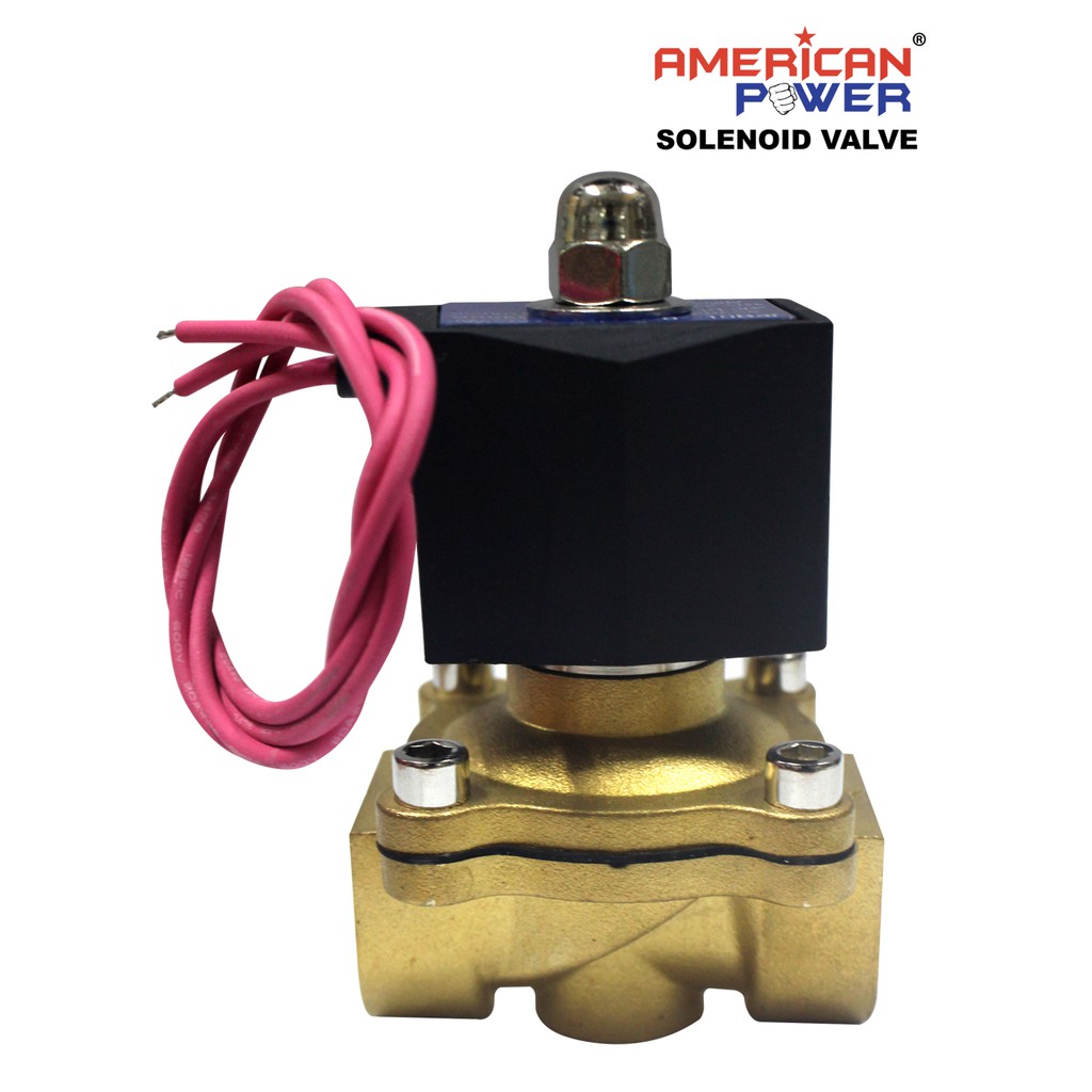 Solenoid Valve 3/4 NPT-10 BAR Brass Direct CTR (American Power ...
