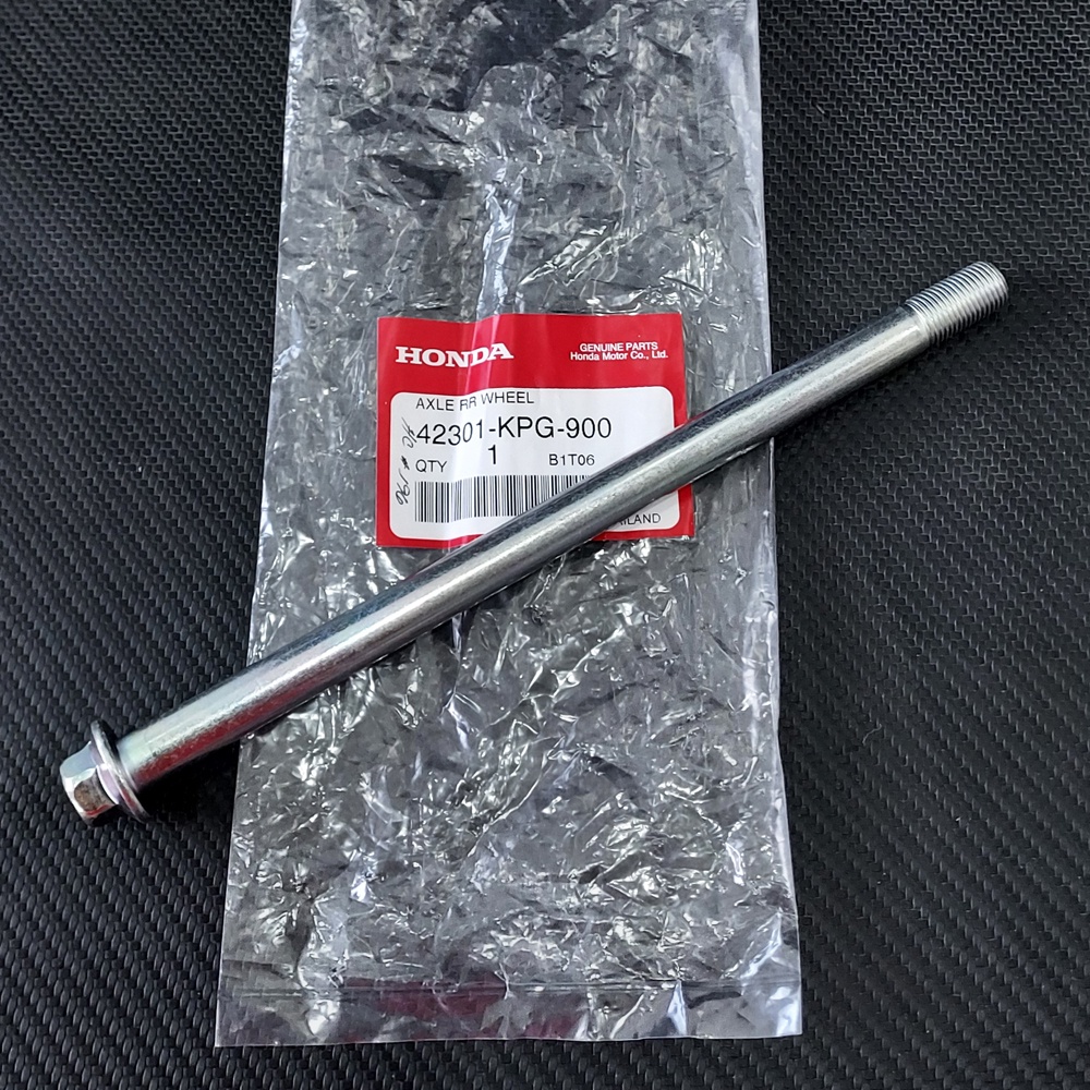 XRM 110/125/RS 125/WAVE125 FRONT & REAR AXLE & NUT (HPI) (44301-KPH-900 ...