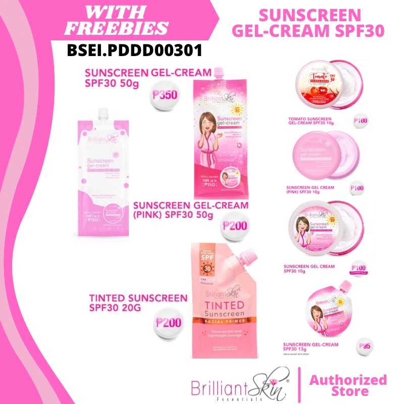 ORIGINAL BRILLIANT SUNSCREEN GEL CREAM | Shopee Philippines