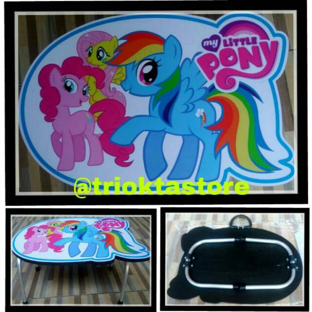 Child Study Table | Child Folding Table | My Little Pony Character ...