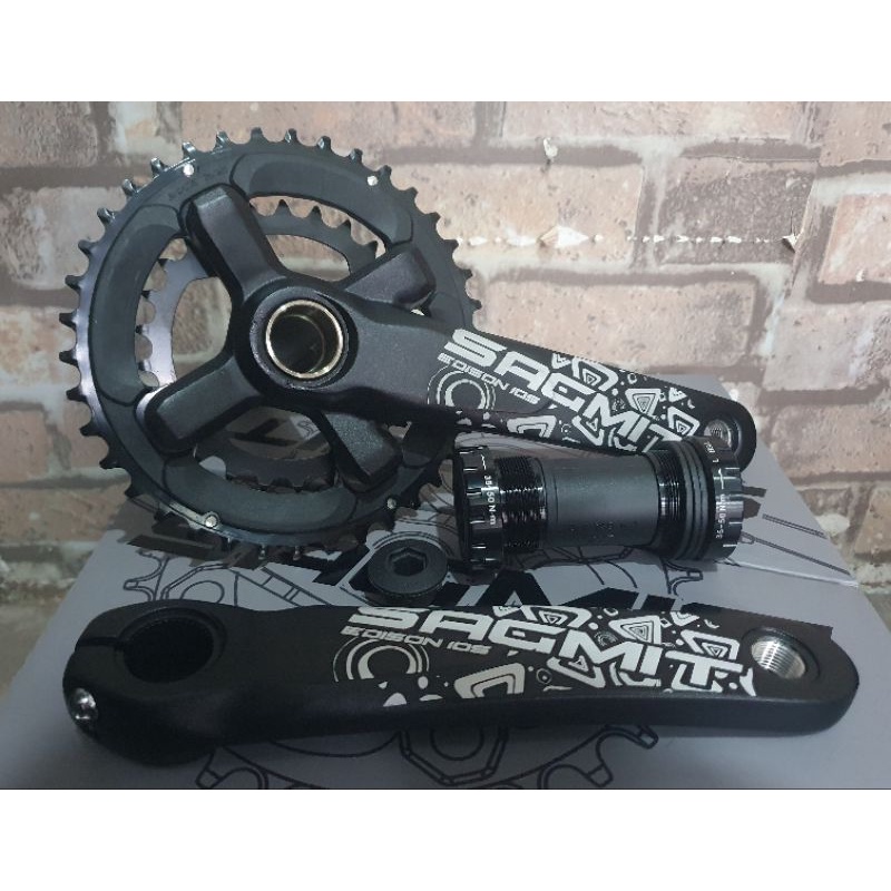 Sagmit Edison 10s Crankset with Hollowtech Bottom bracket (Removable ...