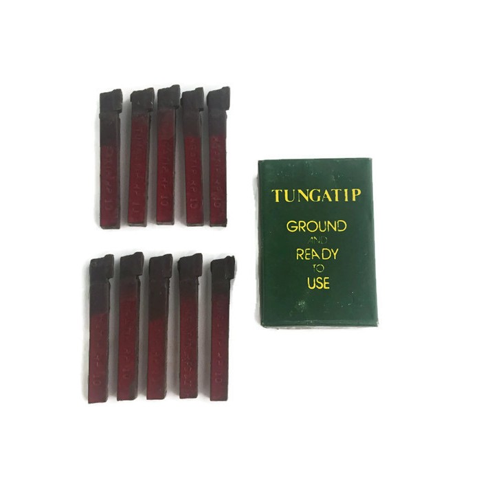 10 pcs. Tungatip Carbide Tool Bit 1/4" - Right | Shopee Philippines