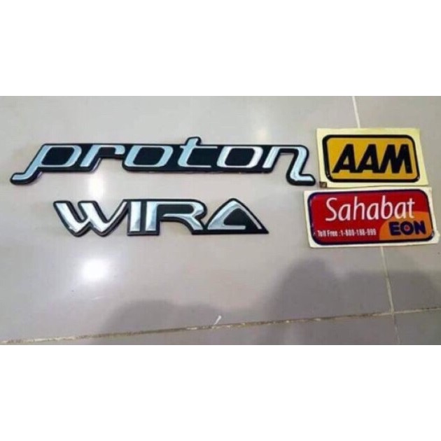 PROTON WIRA SAHABAT EON AAM PROTON EMBLEM WIRA EMBLE AAM EPOXY STICKER ...