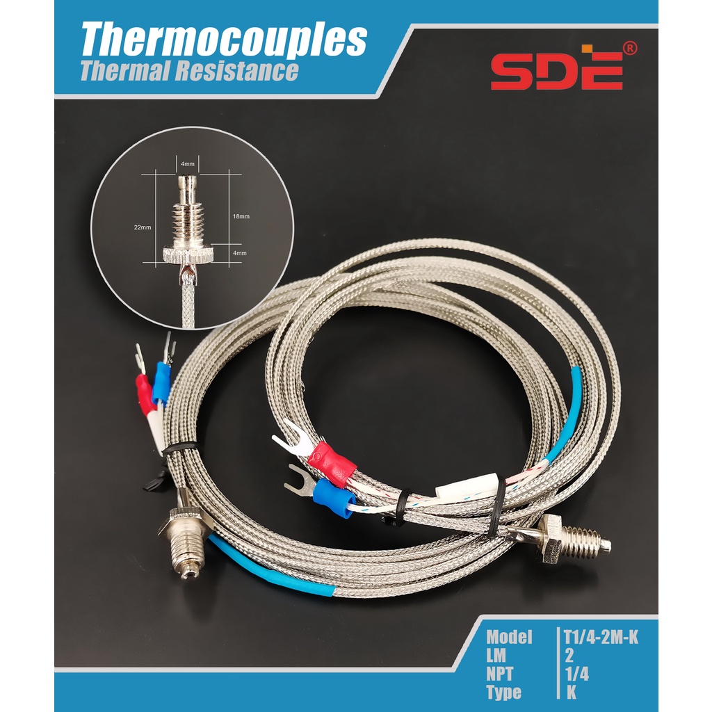 SDE THERMOCOUPLER (T1/4, T5/16, TLK Series) | Shopee Philippines