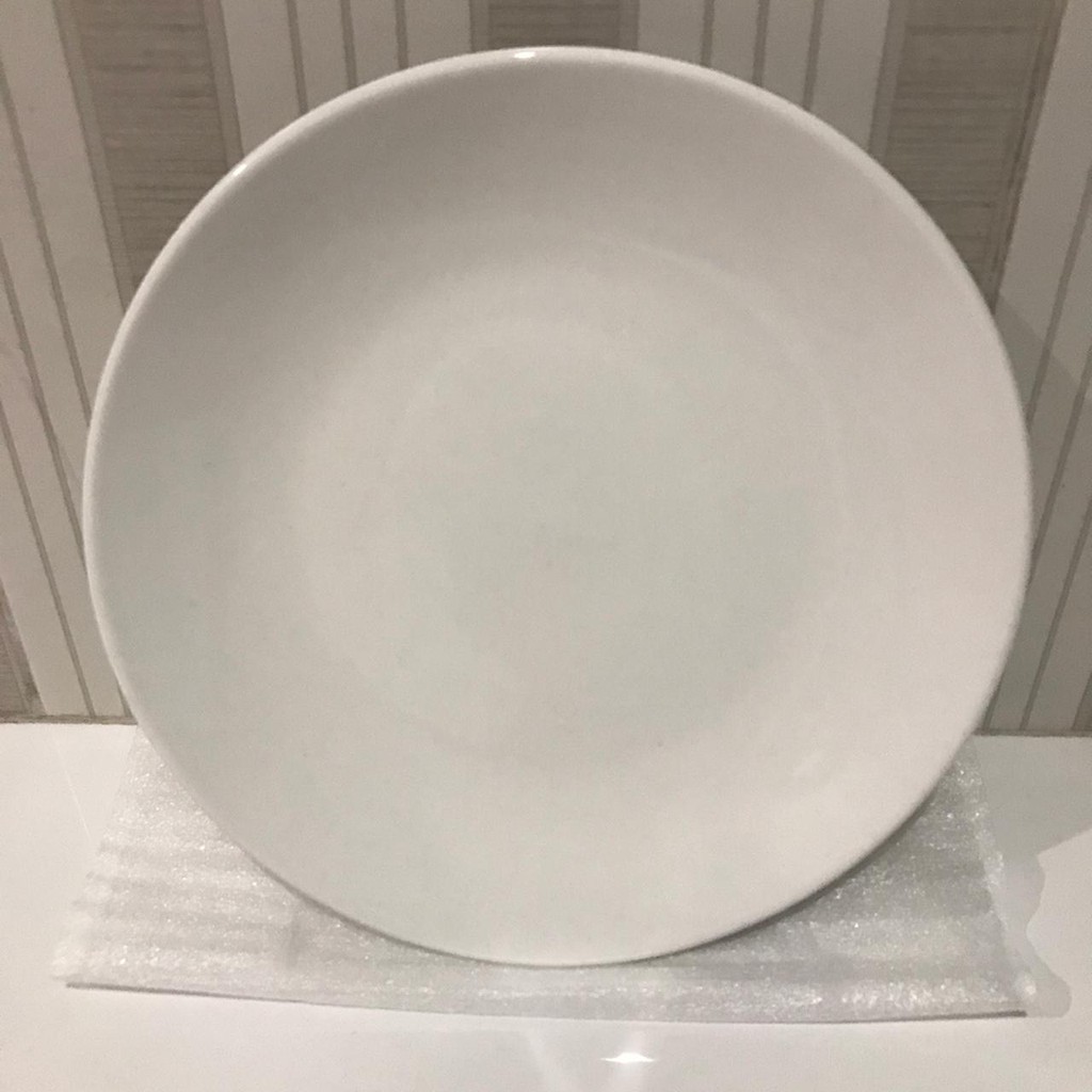 Plain Ceramic Dinner Plate Diameter 20 Cm/Snack, cake serving plate ...