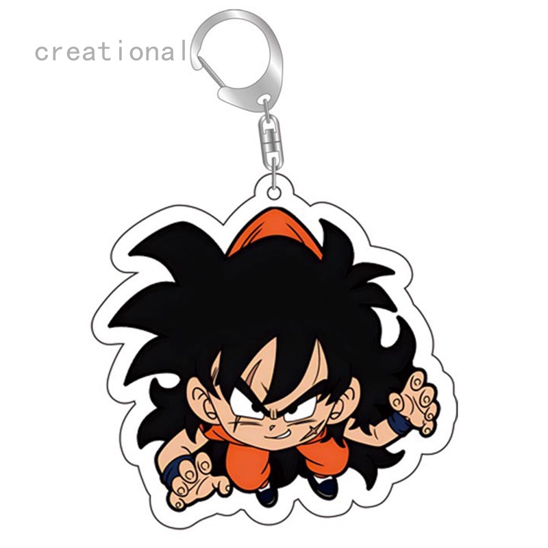 New Dragon Ball Key Ring Cute Anime Key Chain Pendant Cartoon ...