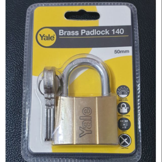 Yale Brass PADLOCK 3mm / 4mm / 50mm | Shopee Philippines