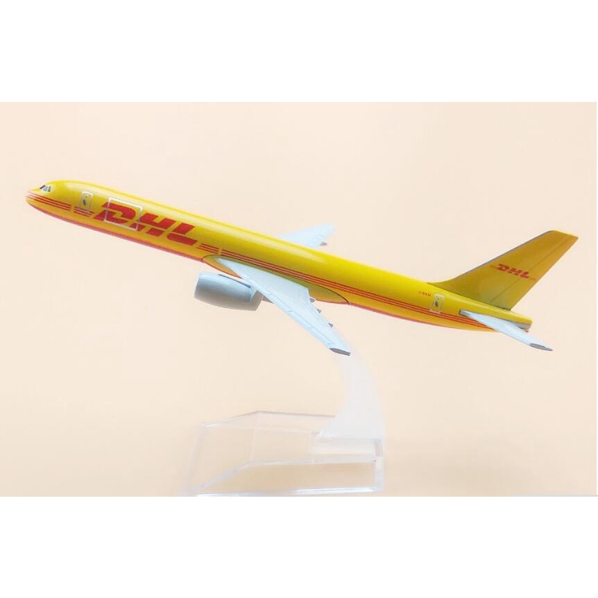 16cm DHL Boeing 757 Airplane Model DHL Cargo Express Airbus Airway ...