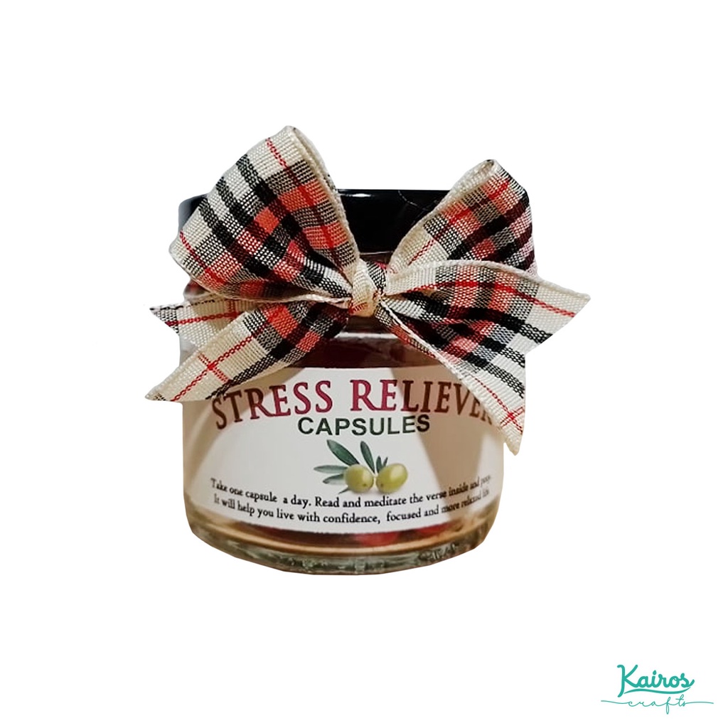 Stress Reliever Capsules 30 Encouraging Verses | Shopee Philippines