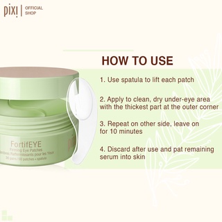 Pixi FortifEYE (60 Patches) - Under Eye Masks Reduces Puffiness, Dark ...