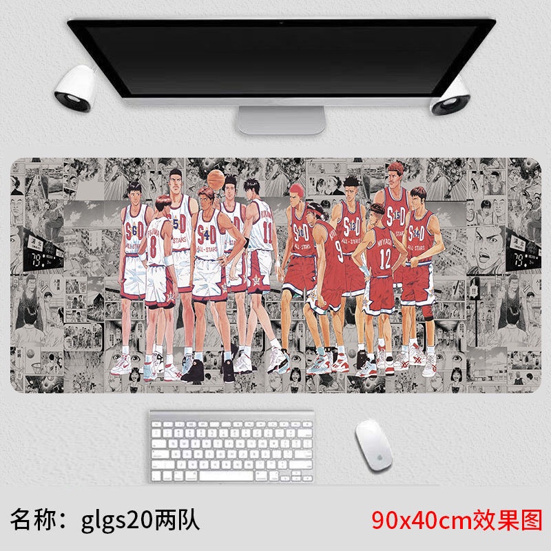 Slam Dunk Anime Mouse Pad Oversized Sakuragi Flower Road Rukawa Maple ...