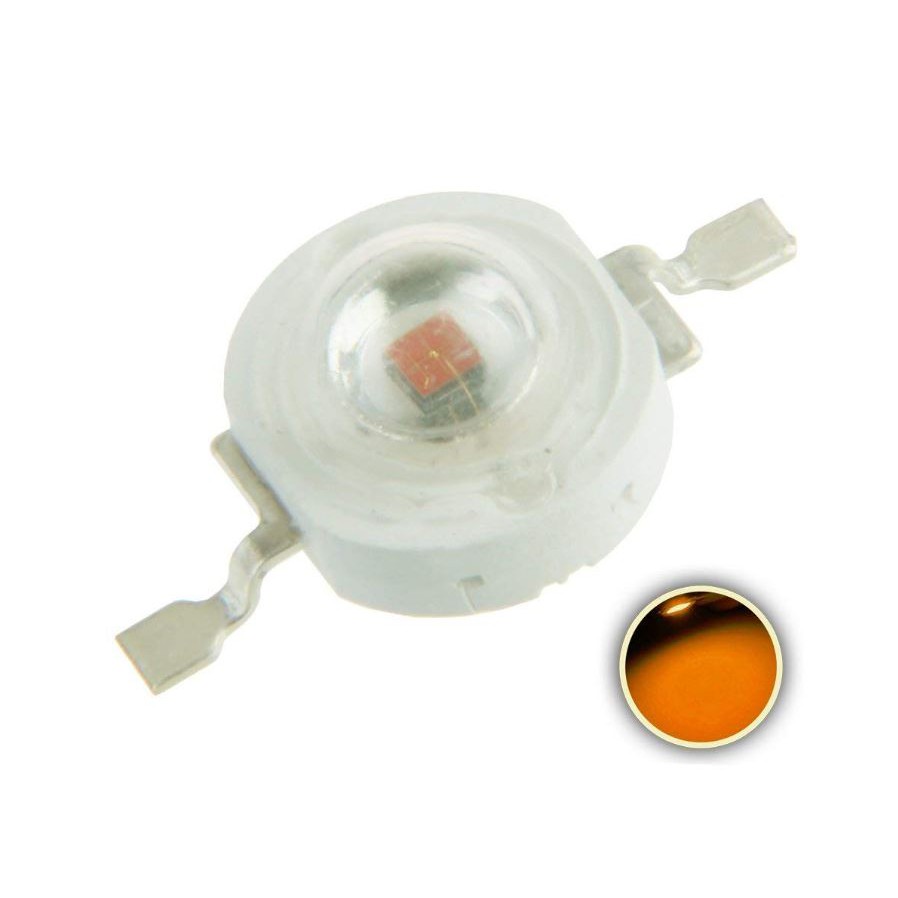 High Power LED 1W Yellow Emitter Super Bright Yellow HPL Light Bead ...