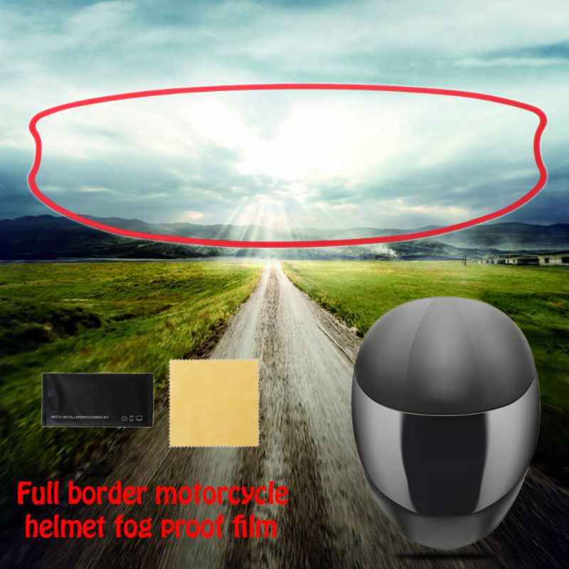 Anti-Fog Helmet Universal Lens Film For Motorcycle Visor Shield Fog ...