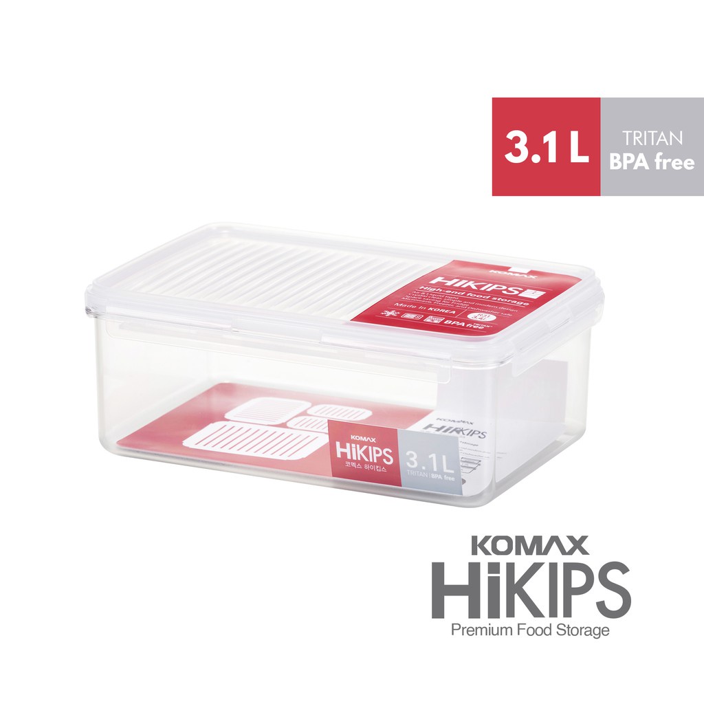 HIKIPS Rectangular Food Container Airtight And Leak Proof Microwaveable ...