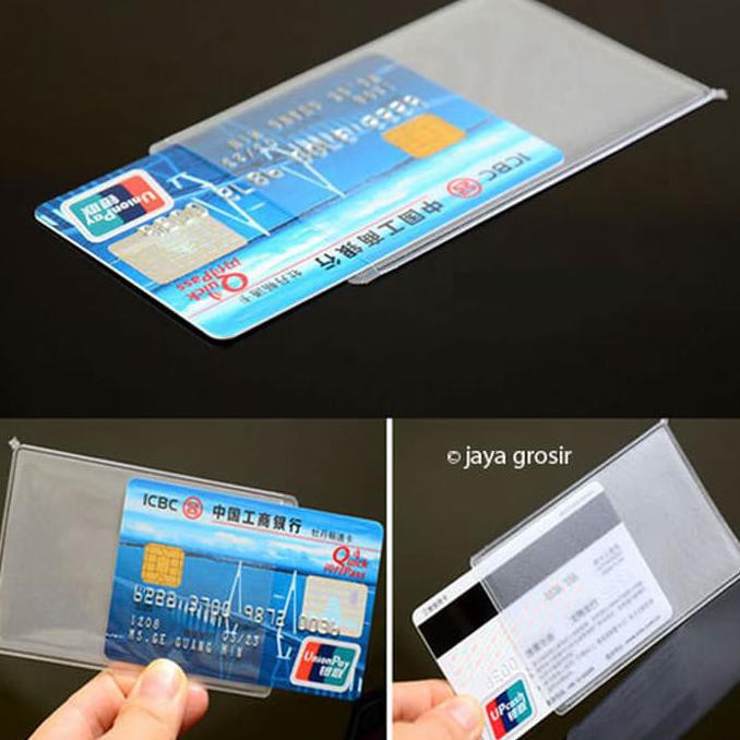 Atm Protective Plastic Sim/ Ktp/ Business Card/ Protective Cover ...