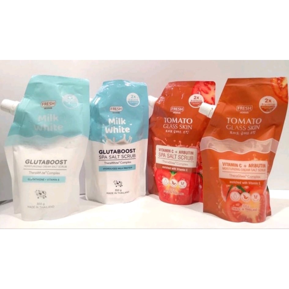 FRESH SKINLAB Spa Salt Scrub * SOLD PER PIECE * (Milk White / Tomato ...