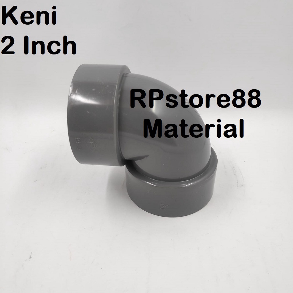 Keni ELBOW PVC 2" D RUCIKA - KNEE 2 INCH - KNIE 2' - Turn L ...