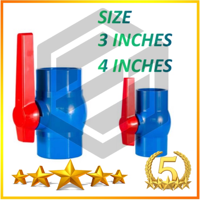 Wholesale 3inch and 4inch PLASTIC PVC Ball Valves Blue Gate Valve ...