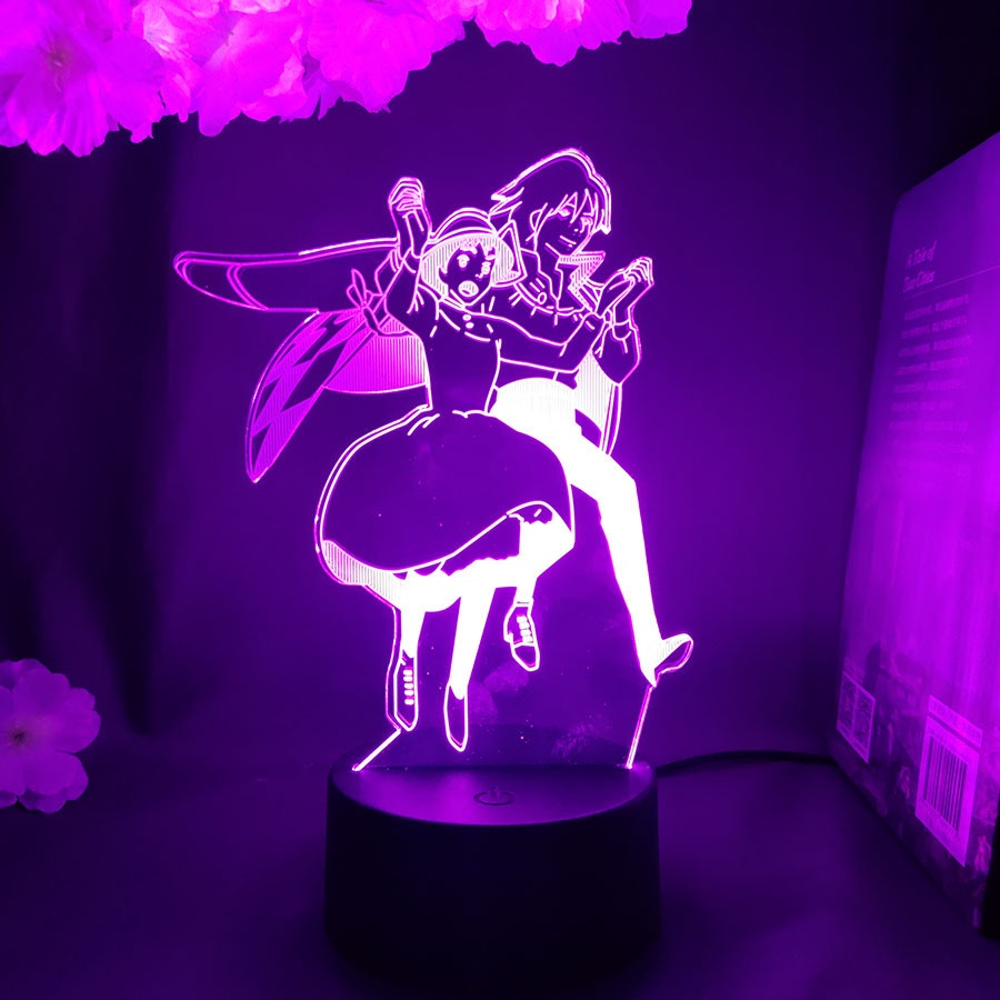 Howl's Moving Castle Night Light Sophie and Howl Figure Colors Changing ...