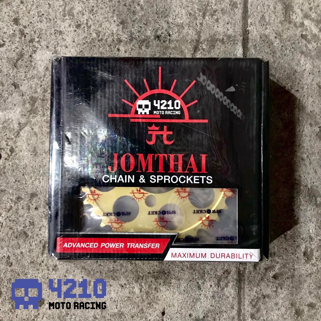 Jomthai Chain Sprocket Set Front and Rear Kawasaki Fury 125 | Shopee ...
