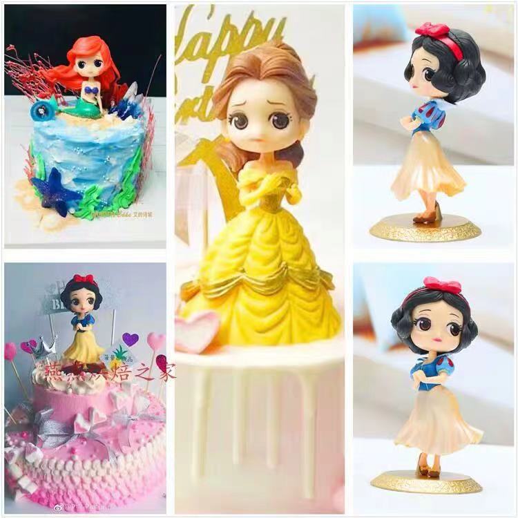 Cartoon doll princess birthday cake decoration Disney Aisha, mermaid ...