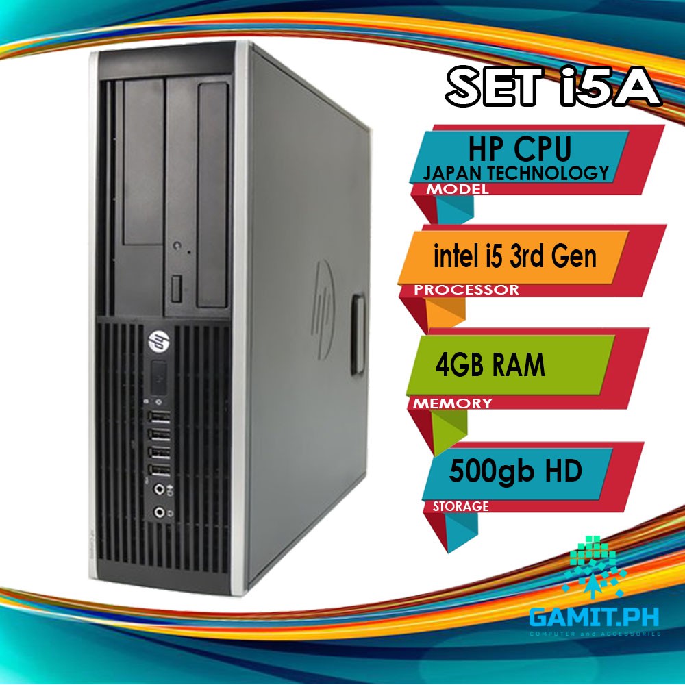 intel I3, i5 gaming cpu system unit only, desktop office pc game hdd ...