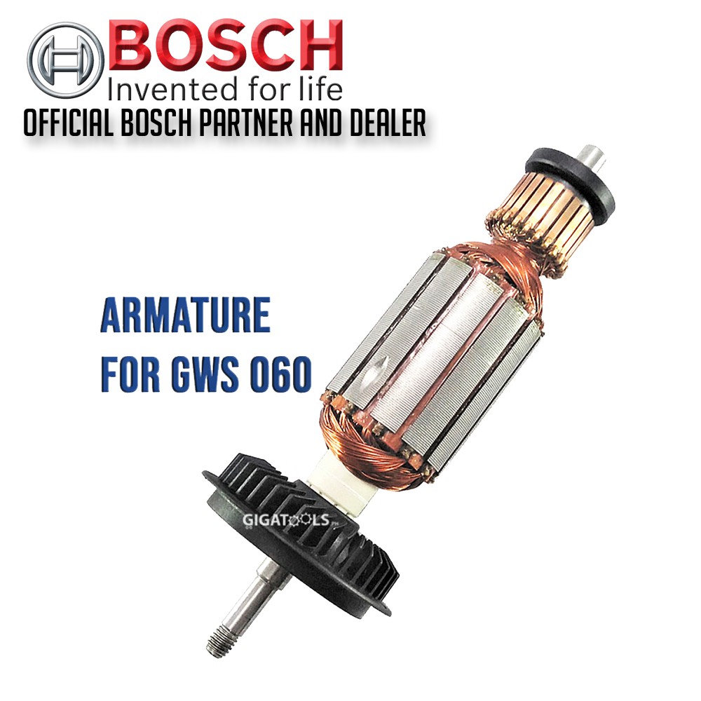 Bosch 1619P01844 Original Armature for GWS 060 Angle Grinder ( Armature ...
