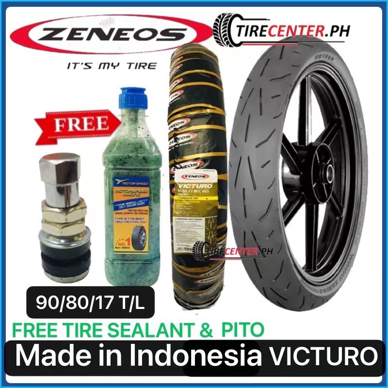 ZENEOS VICTURO RACING TIRE FREE TIRE SEALANT &PITO FOR MOTORCYCLE TIRE ...