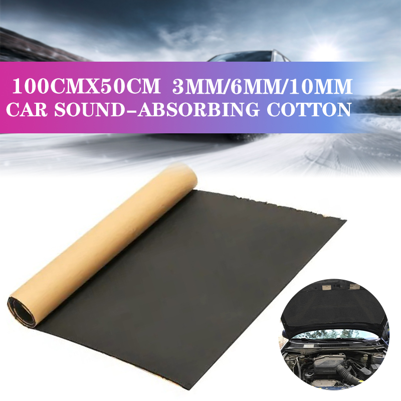 100cmx50cm 3mm/6mm/10mm Car Sound Proofing Deadening Car Truck Anti ...