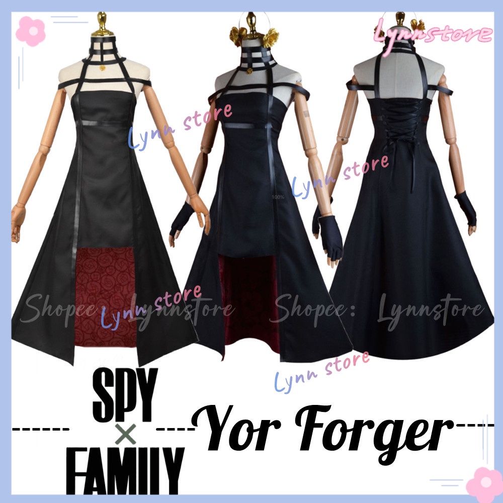 Anime Cosplay SPY X FAMILY Yor Forger Sexy Costume Wig Dress Suit Yor ...