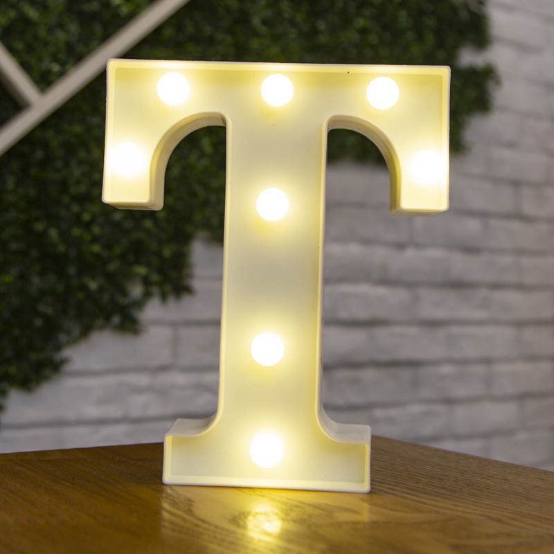 【Fast Delivery】A-Z 3d Letter LED Alphabet Decor Lamp Letter Light Party ...