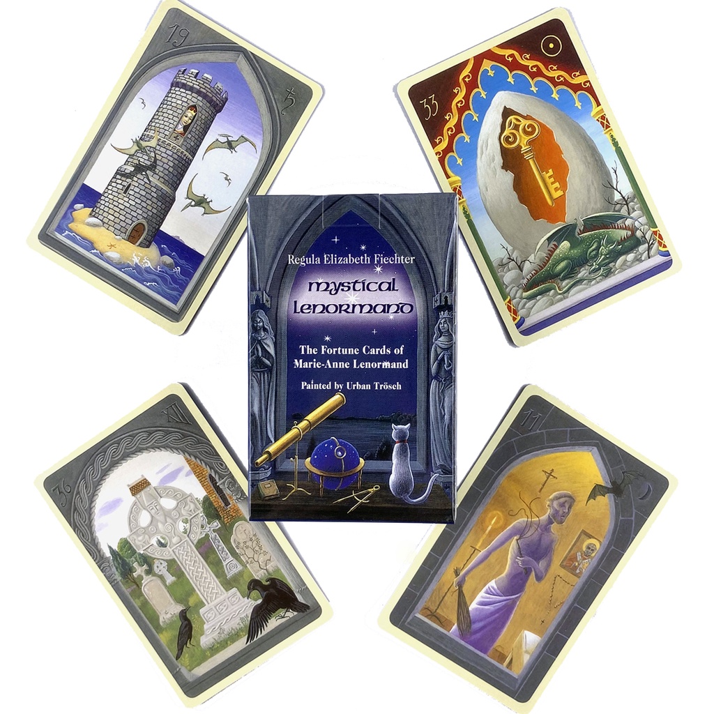 Mystical Lenormand Oracle Cards Fortune-telling Prophecy Tarot Deck ... Mystical Lenormand Oracle Cards Fortune-telling Prophecy Tarot Deck ...
