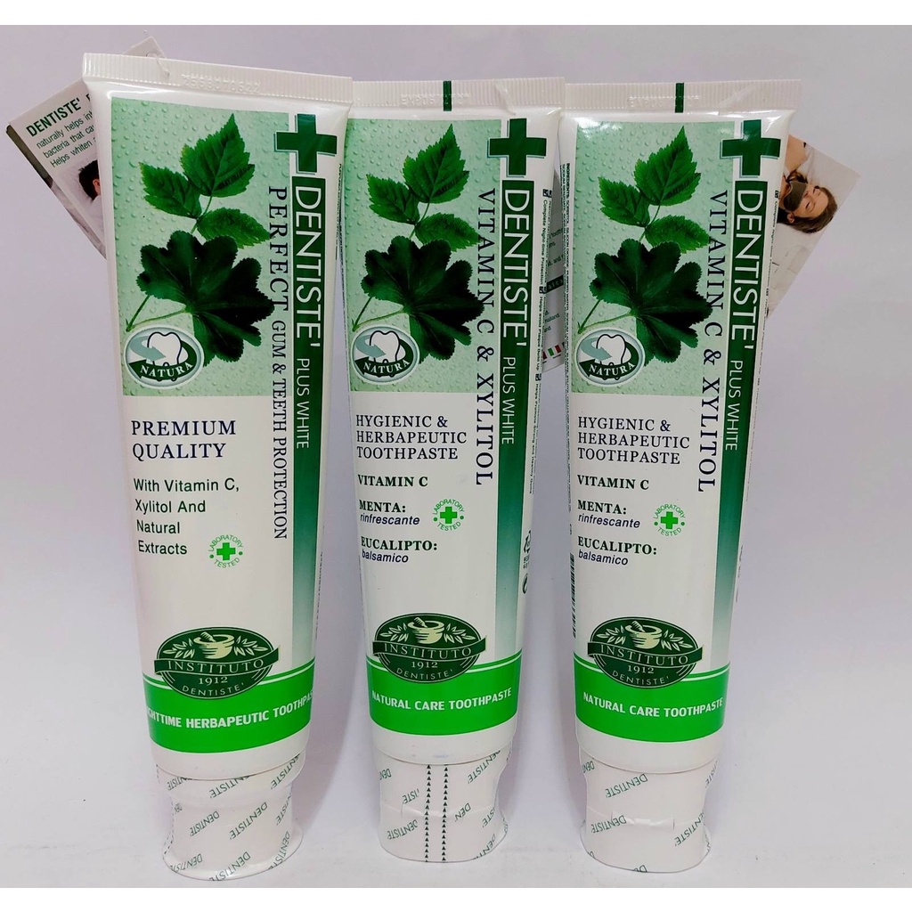 Dentiste Plus White Toothpaste Vitamin C & Xylitol 160g | Shopee ...